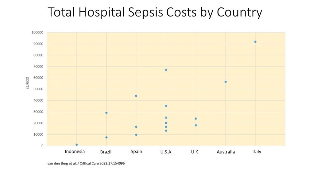 Hospital Cost Of Sepsis Around The World Sepsis Program Optimization