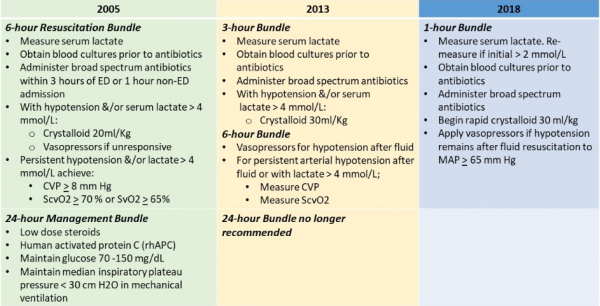 Evolution and Current Status of Sepsis Bundles – Sepsis Program ...